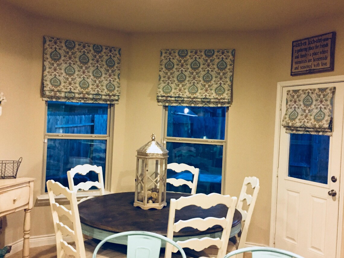 Roman Shade With Regular Lining. Pottery Barn Size of 26 - Etsy