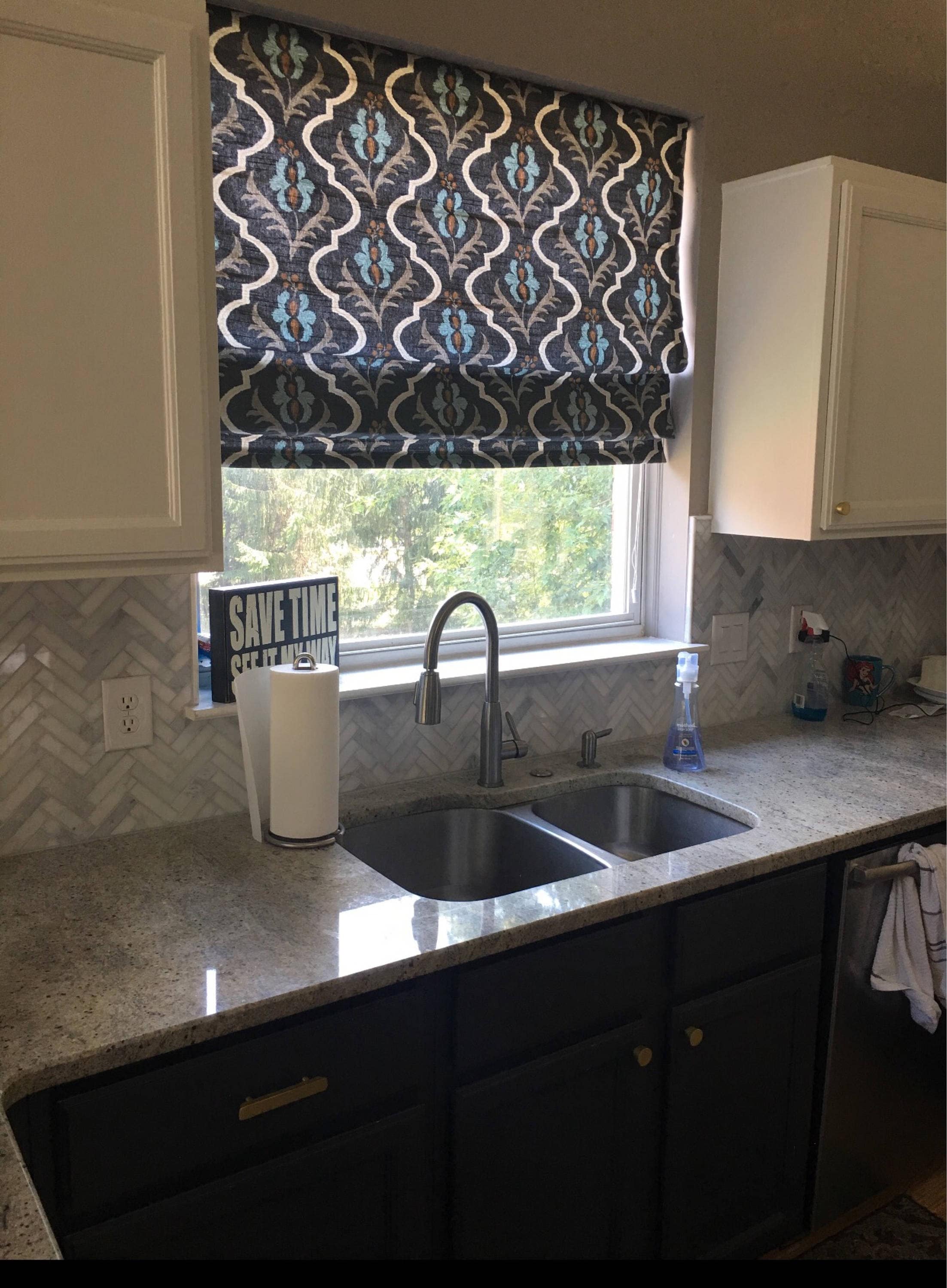 Custom Roman Shade Blackout Shades Flat Classic Fabric Roman | Etsy