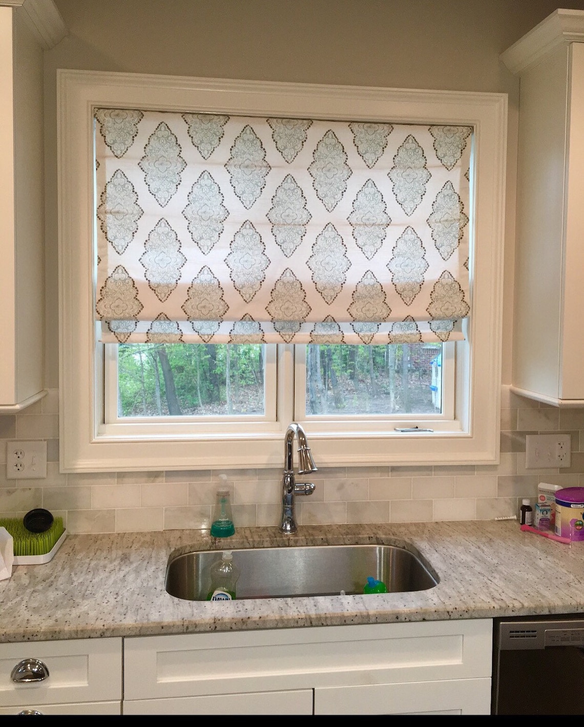 Custom Roman Shades With Ribbon Trim Banding Made to Order - Etsy