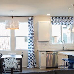 Faux Roman Shade. Cordless Roman Shade, Any Size. You Provide the ...