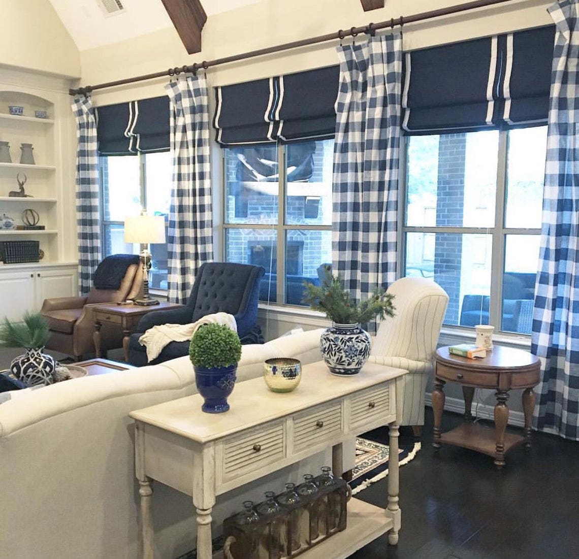 Custom Ribbon Roman Shade Blackout Shades Fabric Roman - Etsy