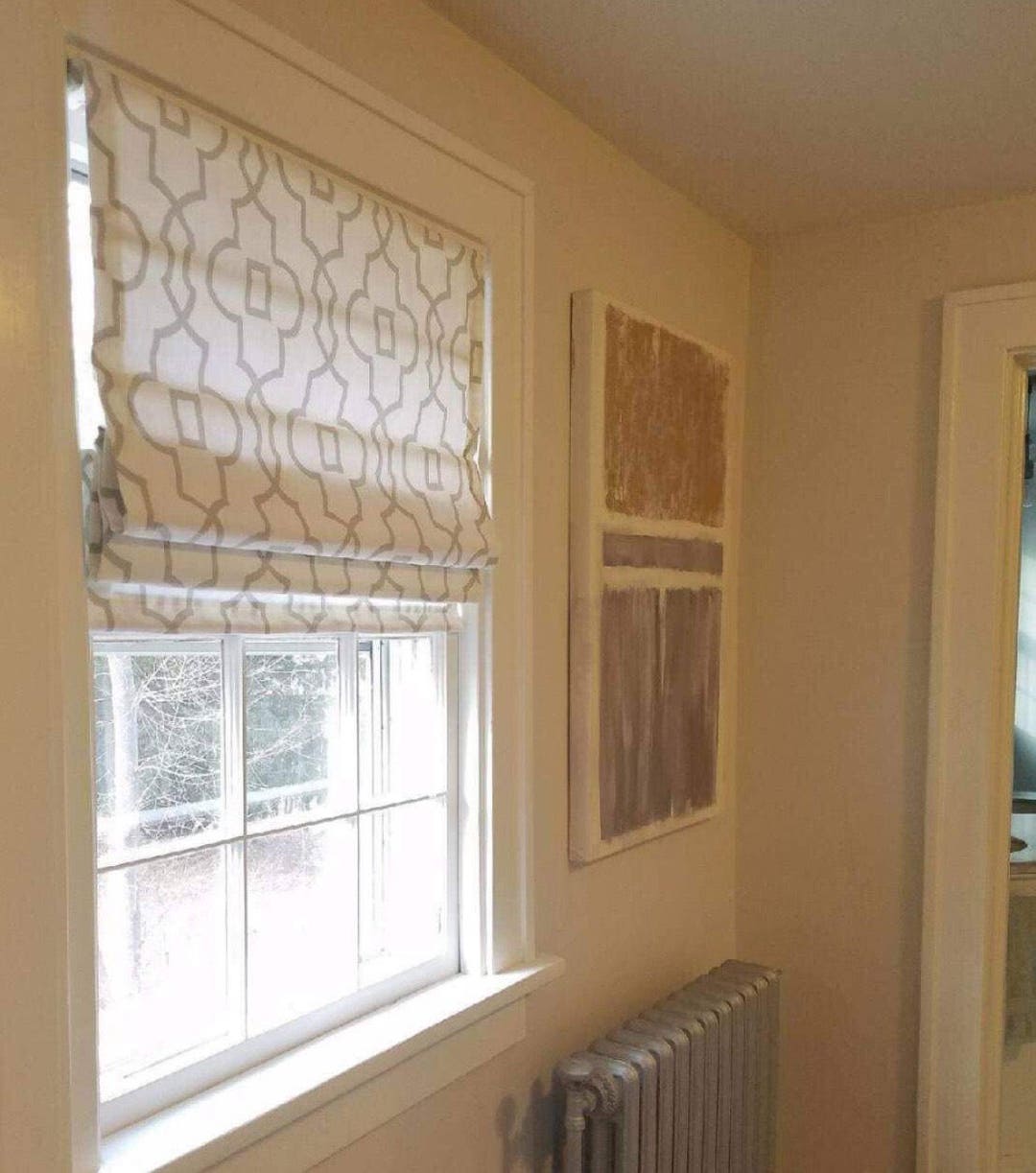 Roman Shade With Regular Lining. Using Any Fabric. - Etsy