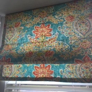 Blue Roman Shades, Grey Roman Shade, Any Color at All- You Provide the ...