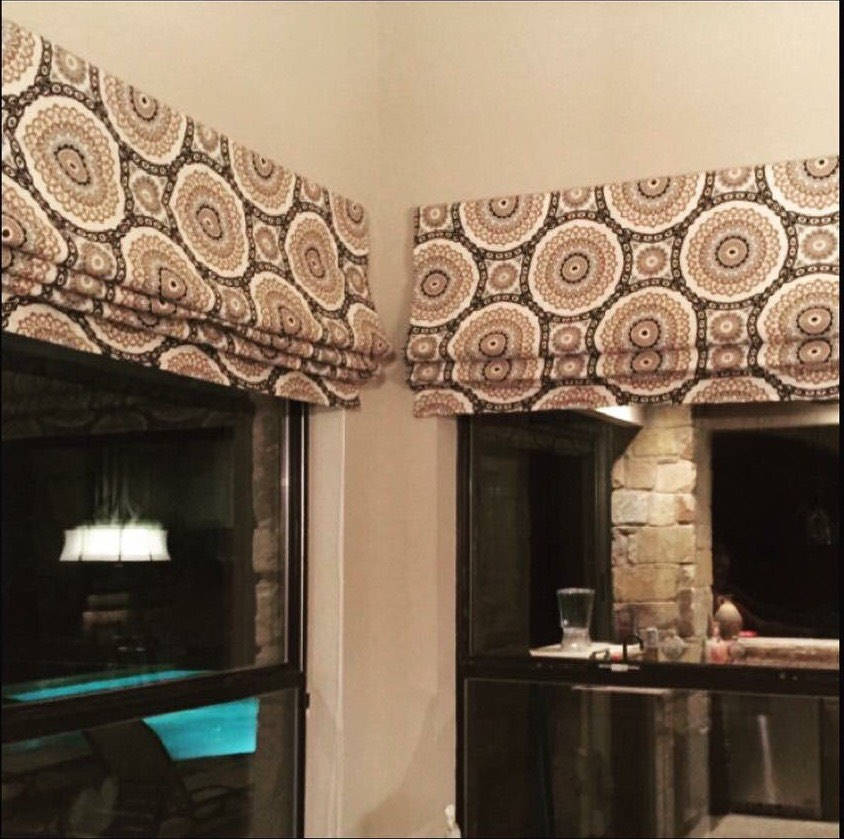 Custom Roman Shades and Custom Window Treatments Use Any | Etsy
