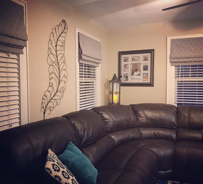 Custom Roman Shades With Ribbon Trim Banding Made to Order - Etsy