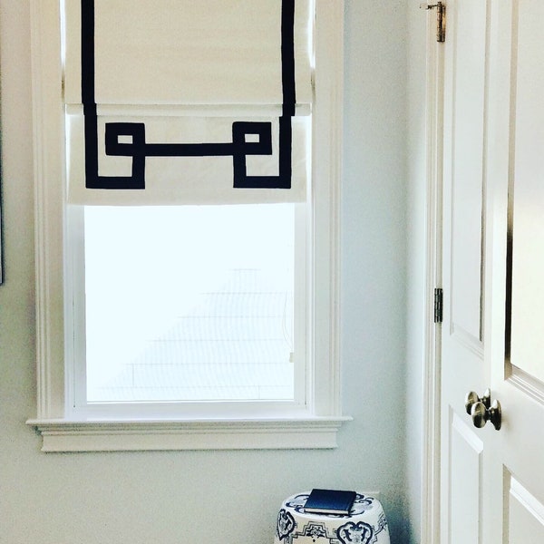 Greek Key Curtains - Etsy