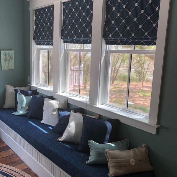 Black Roman Shades - Etsy