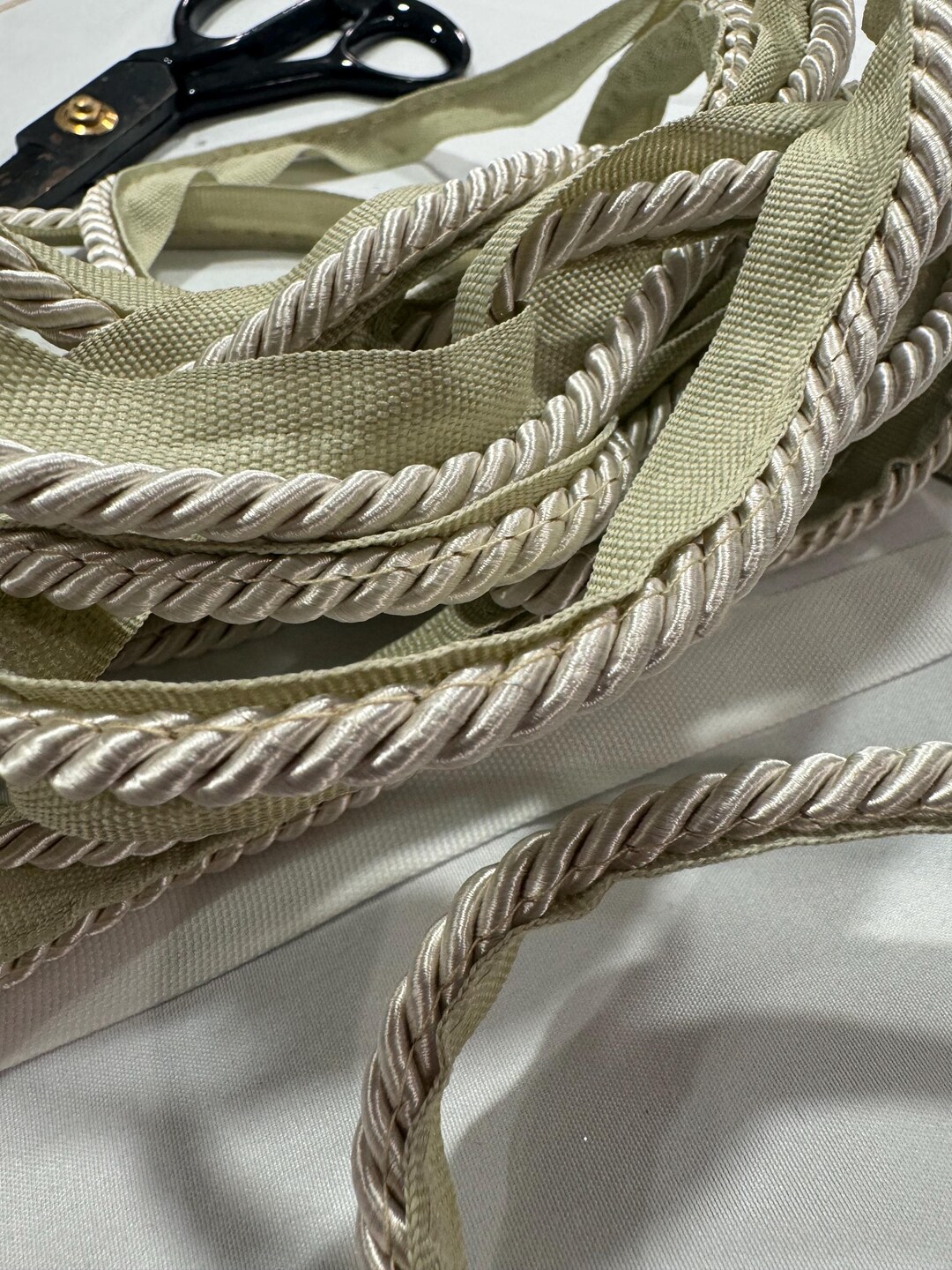 6 Yards Sage and Tan Designer Cording for Pillows or Cushions and More ...