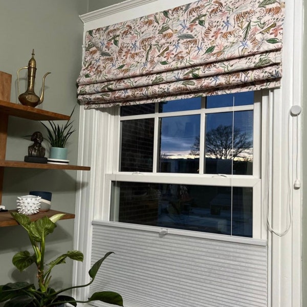 Custom Roman Shades - Etsy