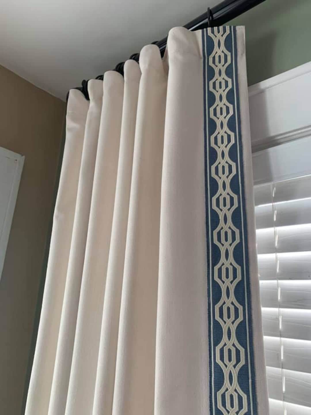 Tab Back Custom Curtain Panels. Any Fabric! Slip the Tab Into a Rod ...