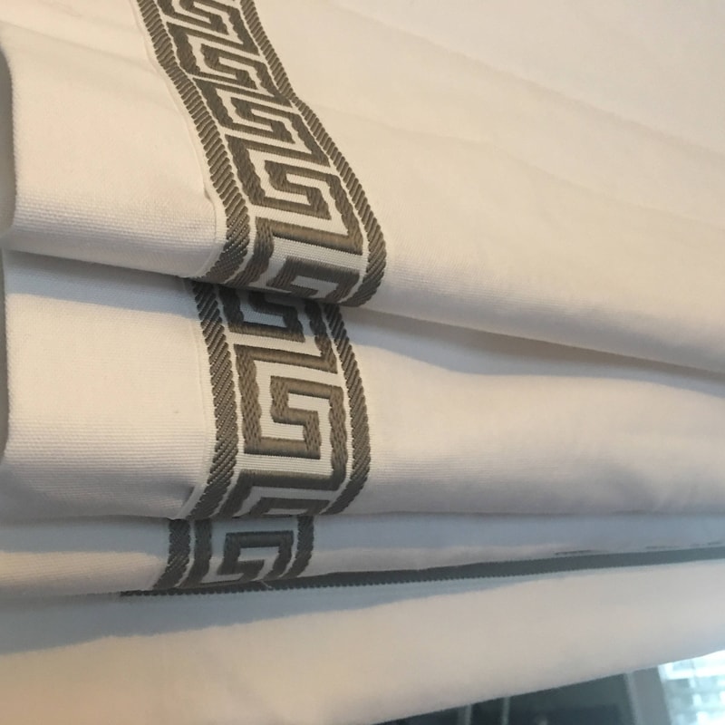 Greek Key Curtains - Etsy
