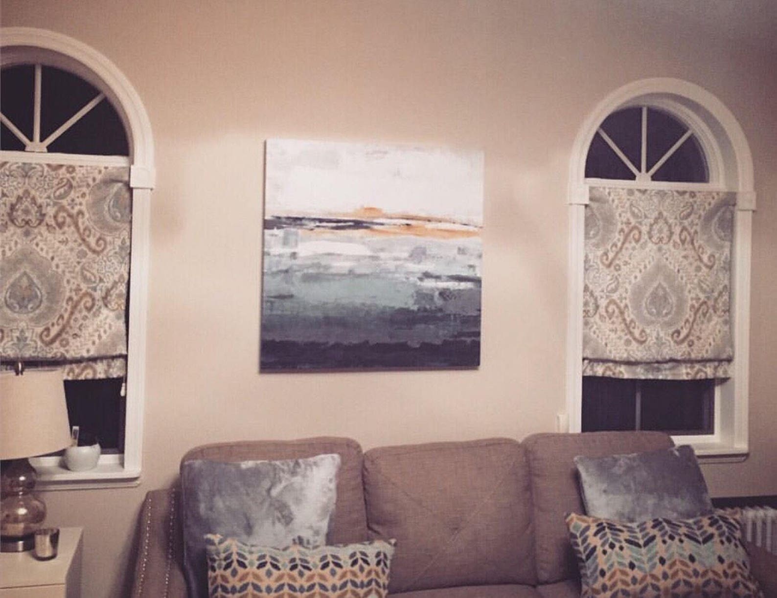 Greek Key Roman Shade Custom Roman Shade Window Treatments - Etsy