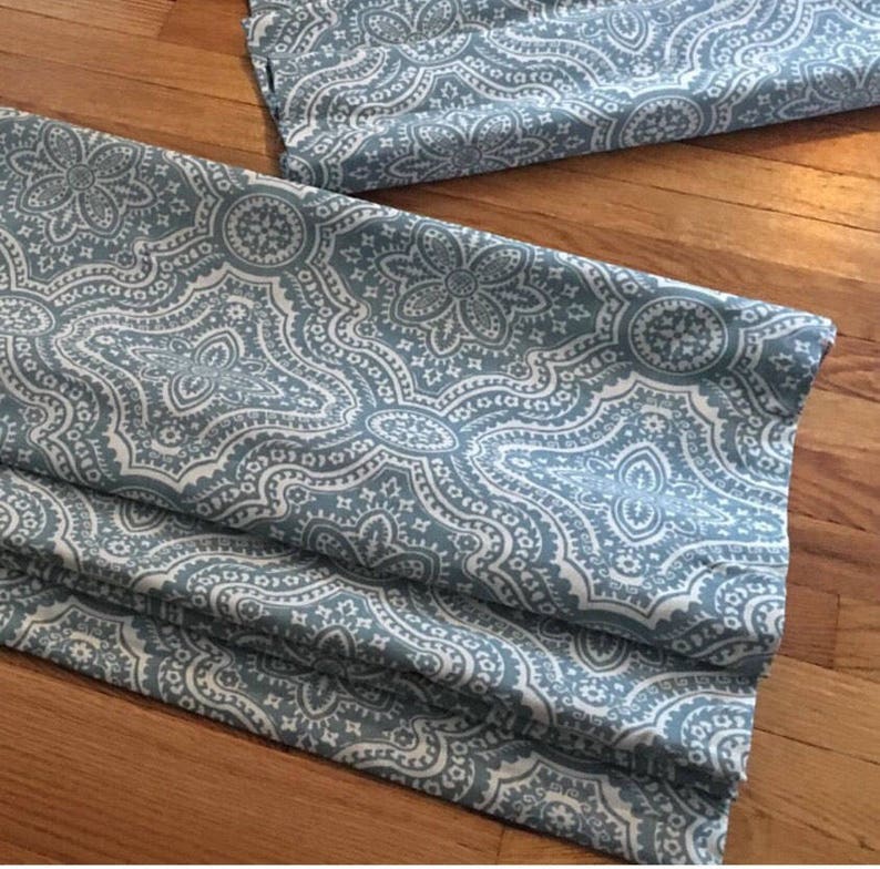 Custom Ribbon Trim Roman Shades Custom Curtains Handmade | Etsy