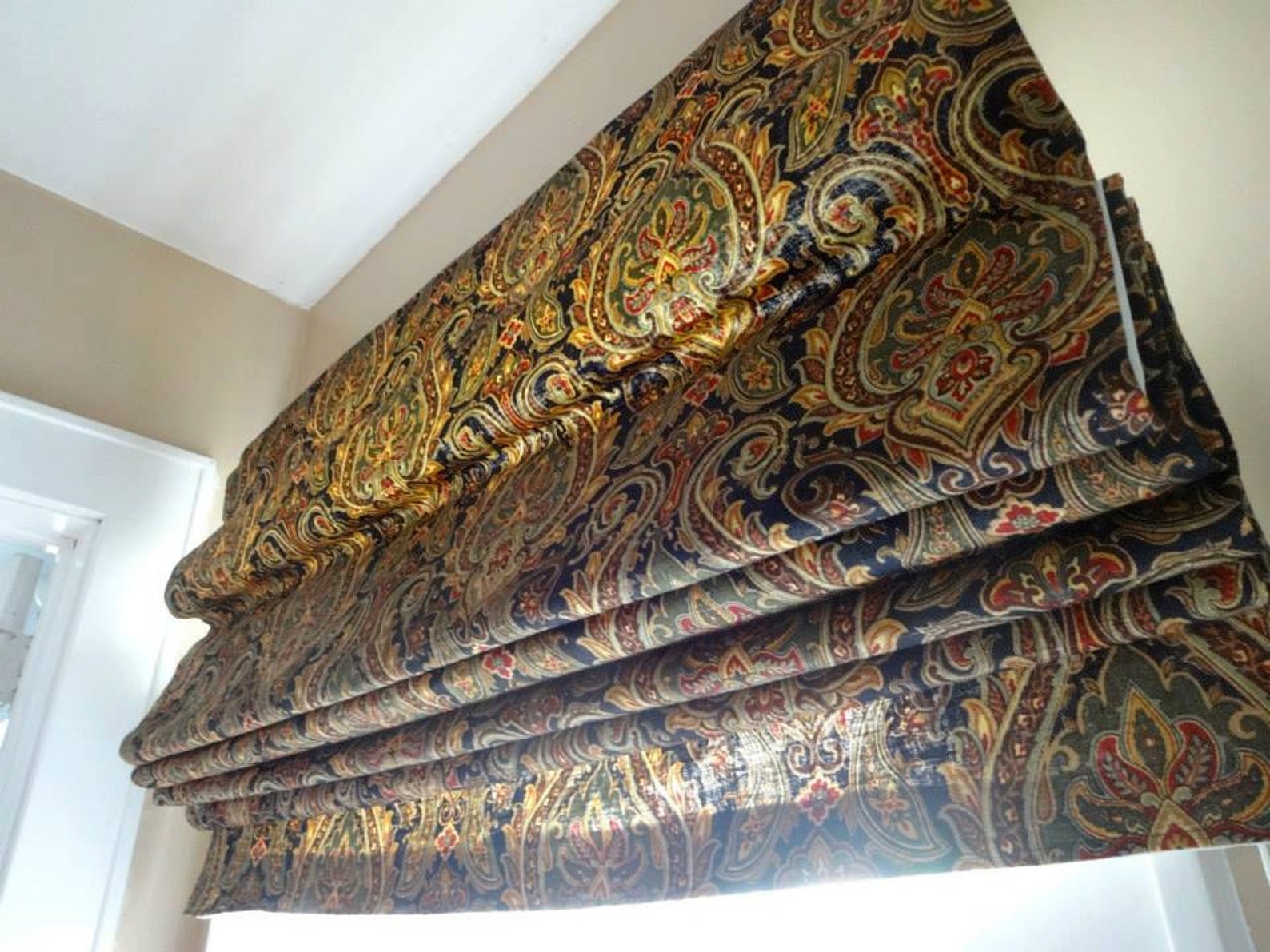 Roman Shade and Custom Curtains, You Provide the Fabric of Your Choice ...