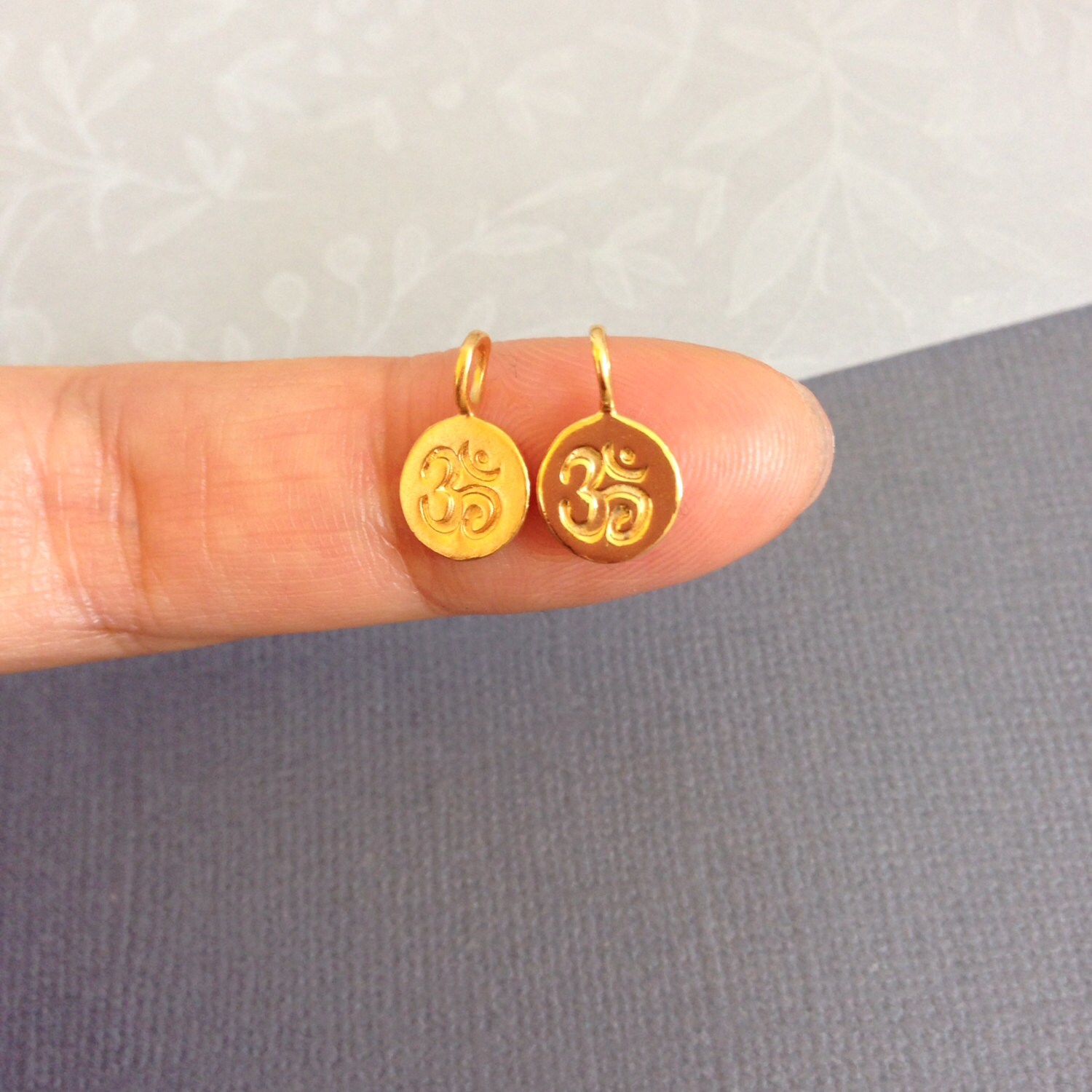 Om Necklace Gold Ohm Jewelry Balance Good Energy Yoga | Etsy