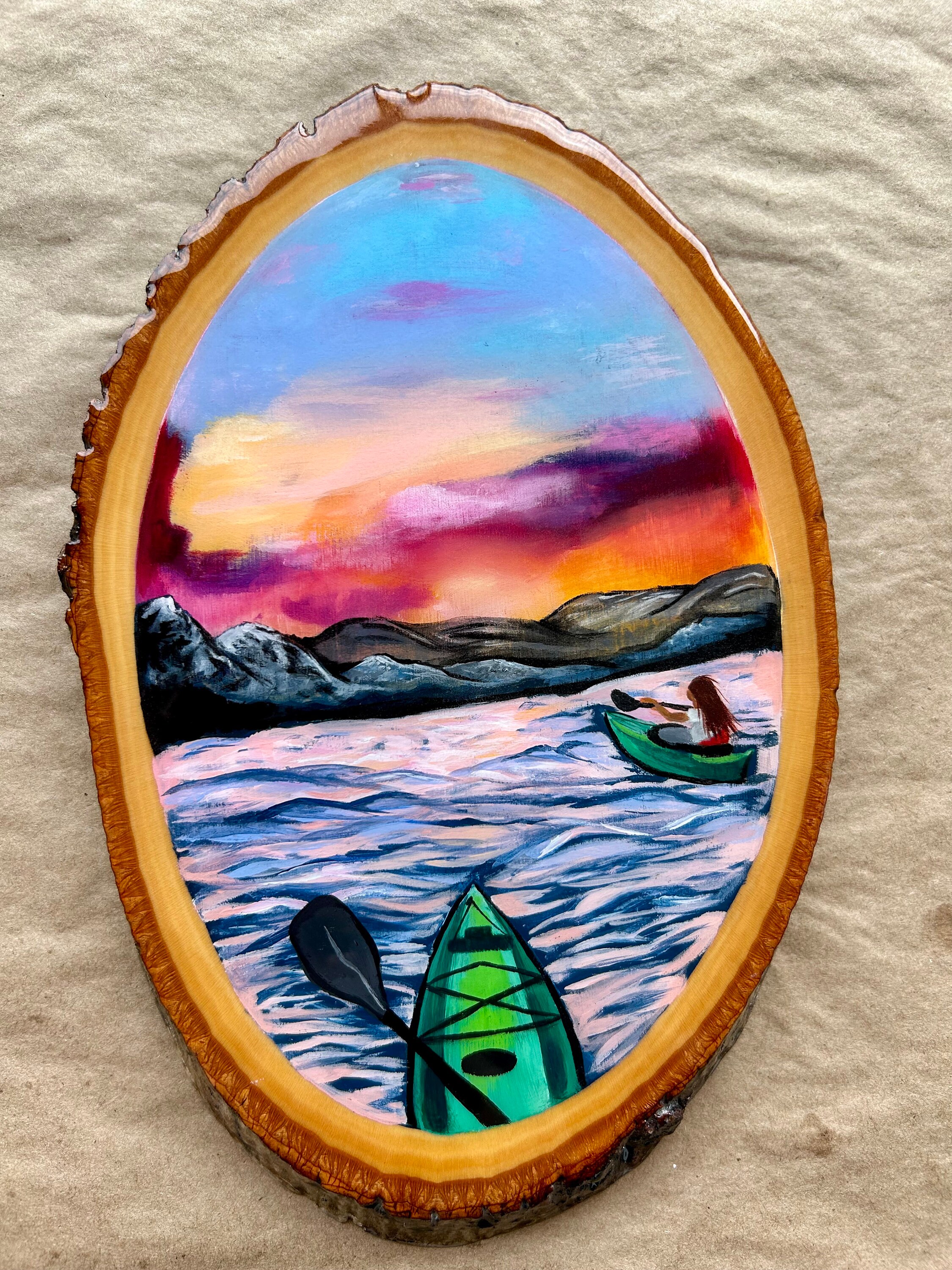 Kayakers L Nature Wall Art L Nature Lover L Kayaking Gift L Anniversary ...