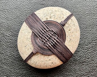 Large Random Weave Wrapped Rock Wrapped Stone Zen Stone - Etsy
