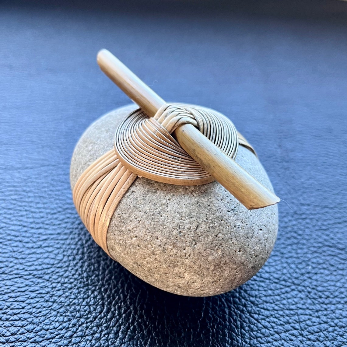 Large Wrapped Rock, Wrapped Stone, Zen Stone, Wrapped Stones, Wrapped ...