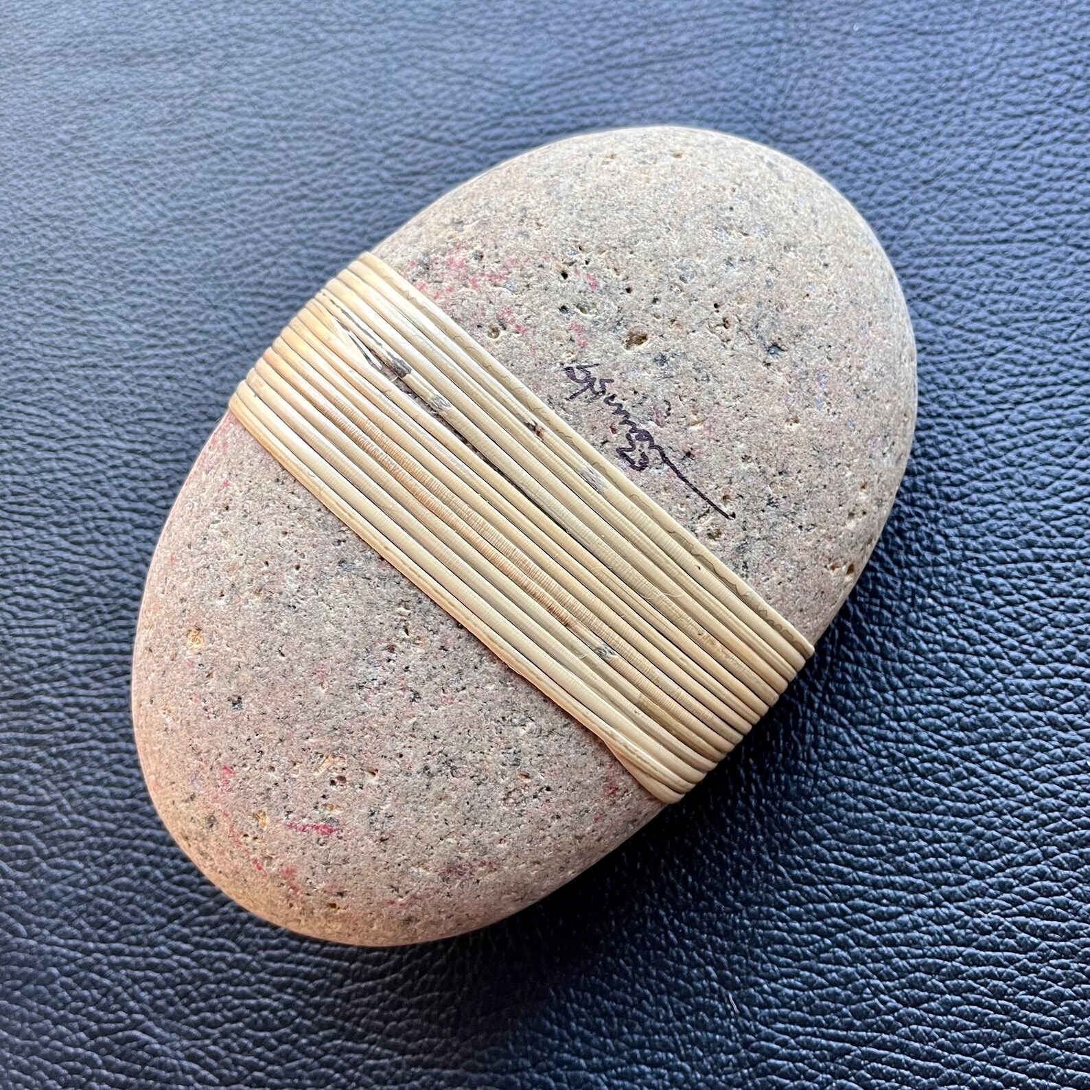 EXTRA LARGE Wrapped Rock, Wrapped Stone, Zen Stone, Wrapped Stones ...