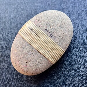 EXTRA LARGE Wrapped Rock, Wrapped Stone, Zen Stone, Wrapped Stones ...