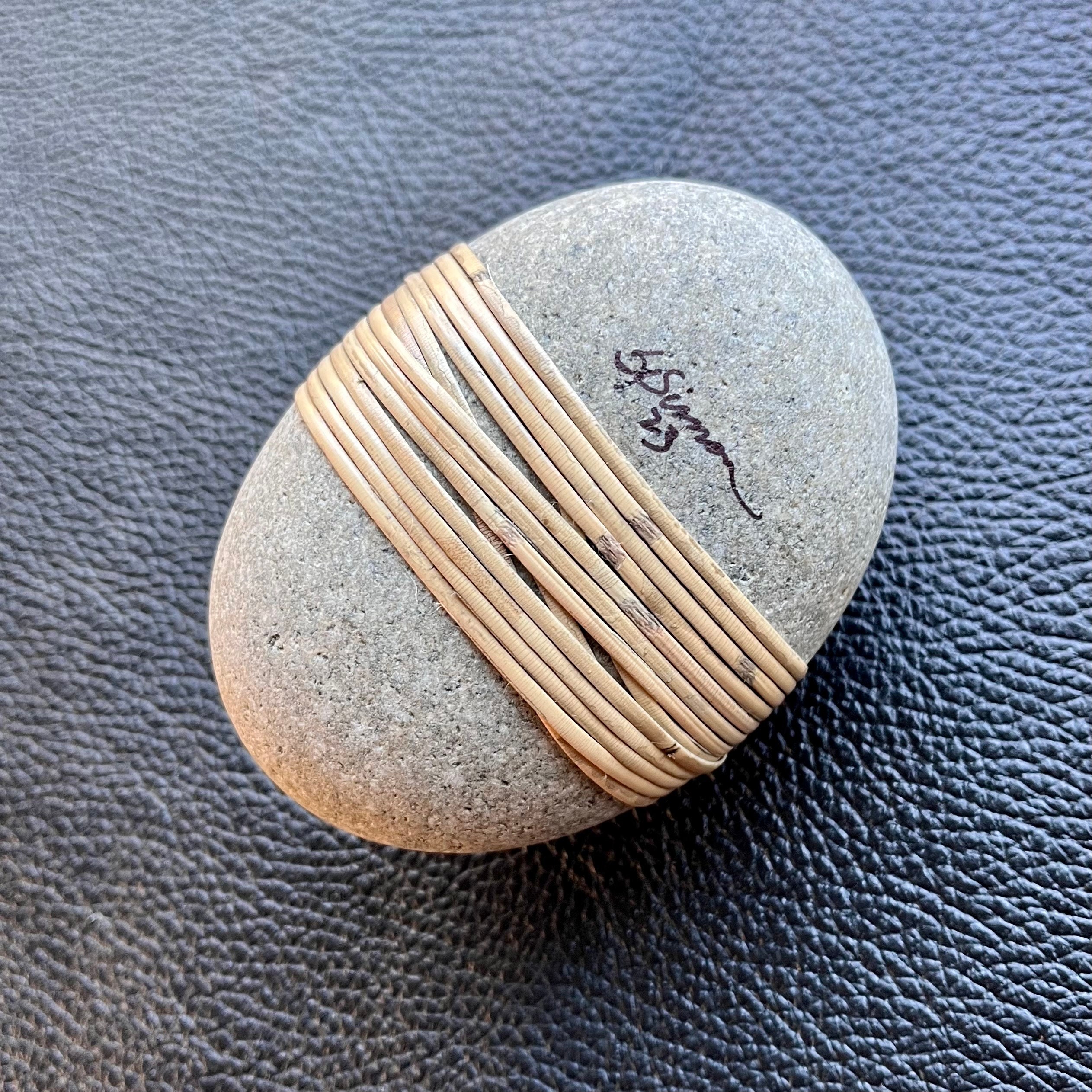 Large Wrapped Rock, Wrapped Stone, Zen Stone, Wrapped Stones, Wrapped ...