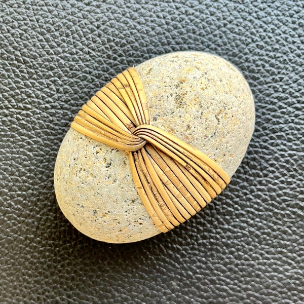 Cane Wrapped Rocks - Etsy