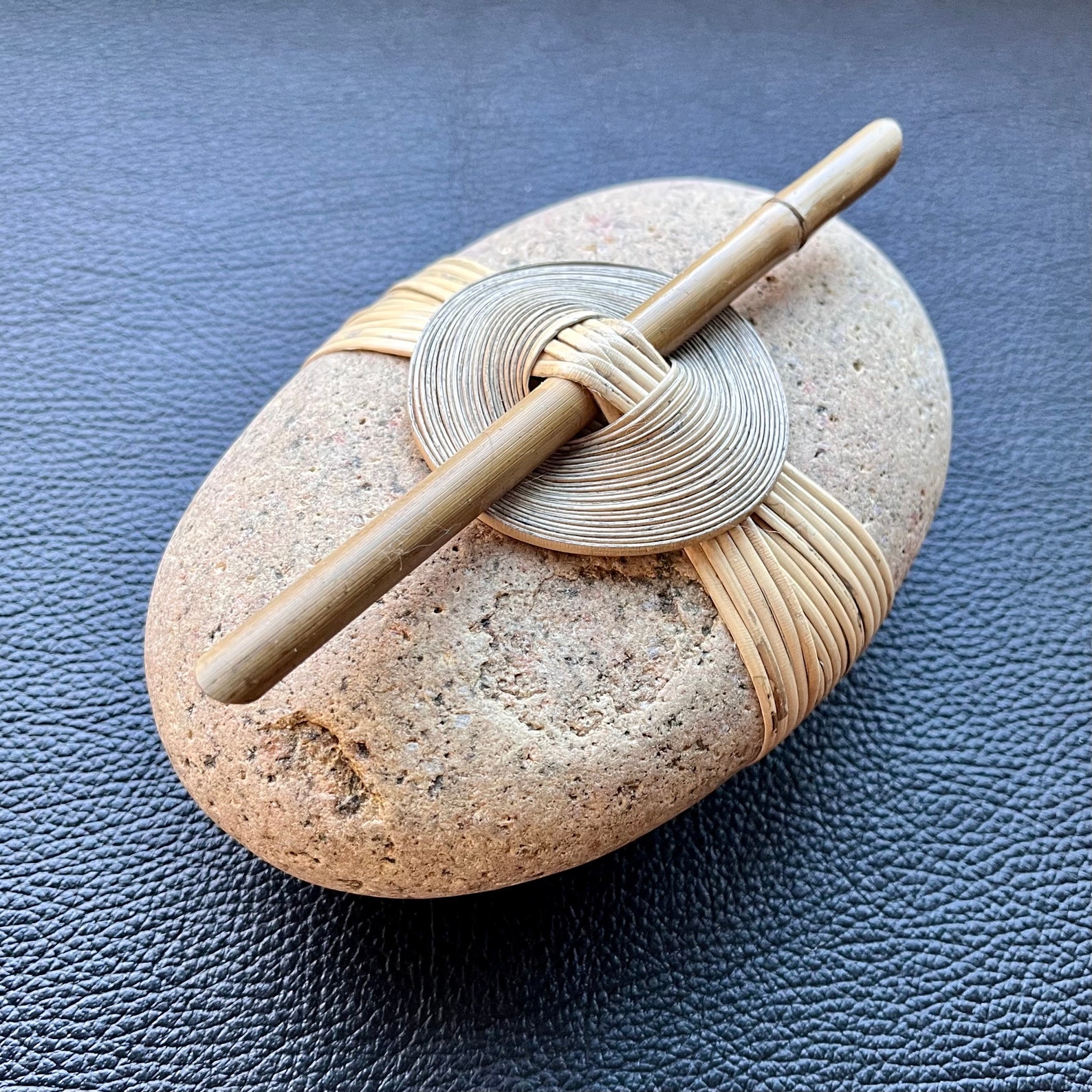 EXTRA LARGE Wrapped Rock, Wrapped Stone, Zen Stone, Wrapped Stones ...