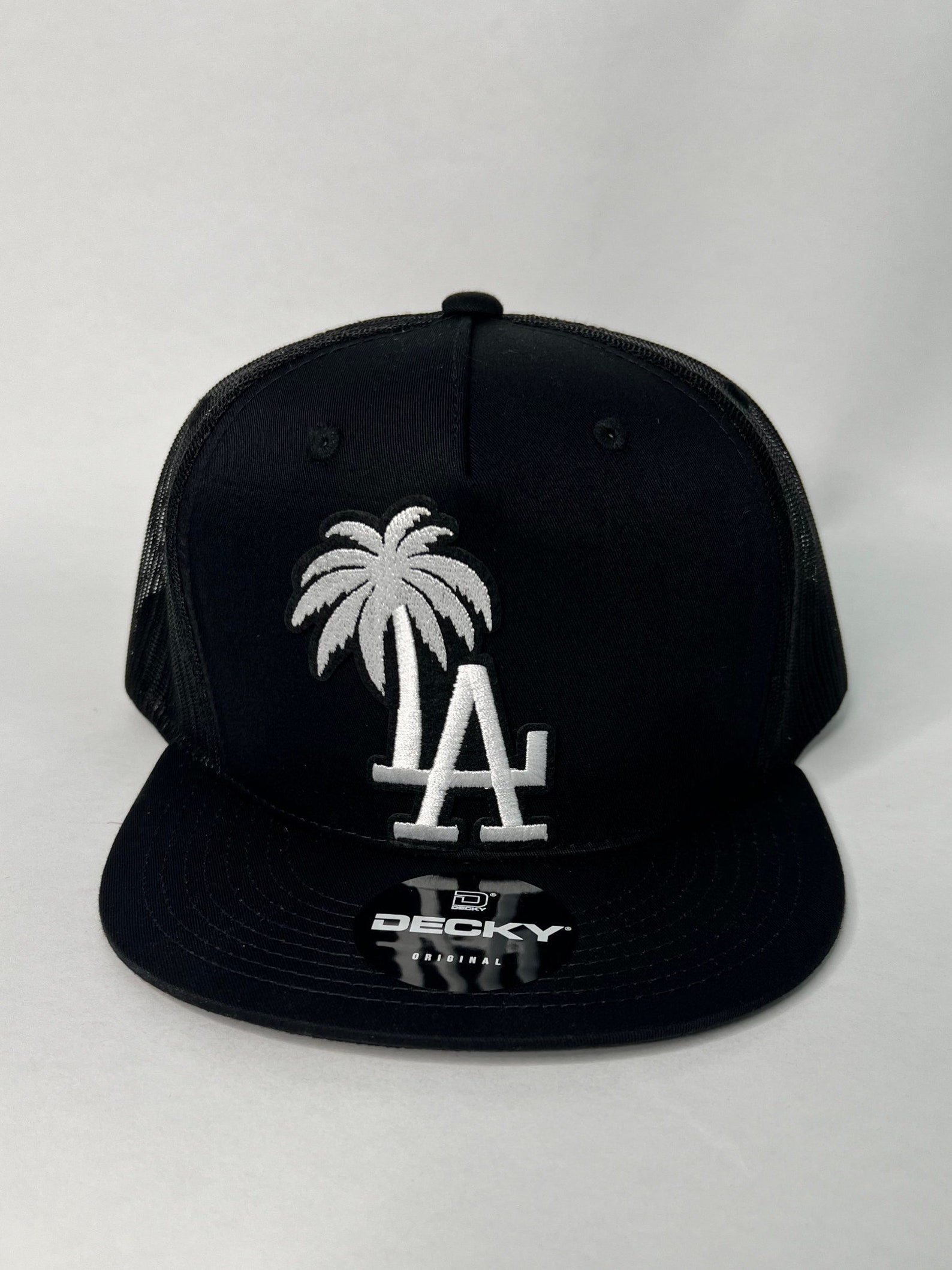LA Palm Tree Trucker Cap - Etsy