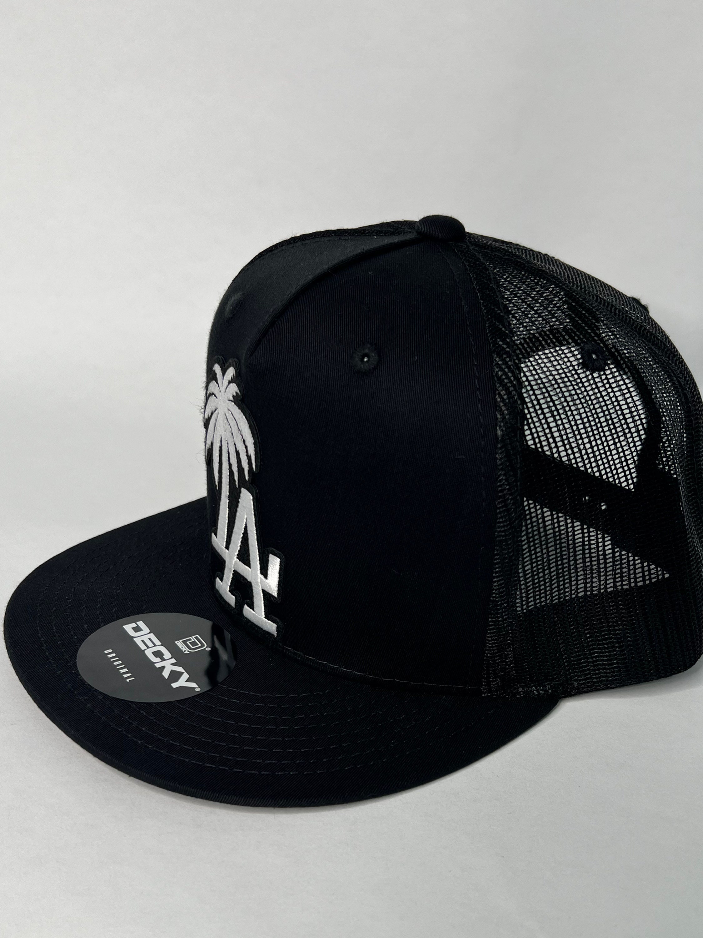 LA Palm Tree Trucker Cap - Etsy
