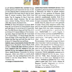 Vintage Patterns Vogue 9686 Clothes for Fashion Dolls 11 1\2 Inches - Etsy