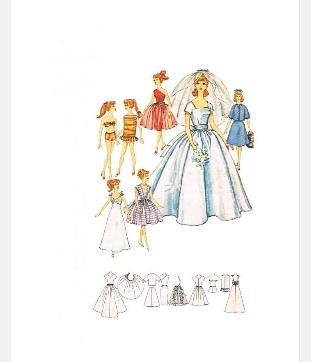 Simplicity Pattern 4510 Barbie and Friends Wardrobe PDF - Etsy