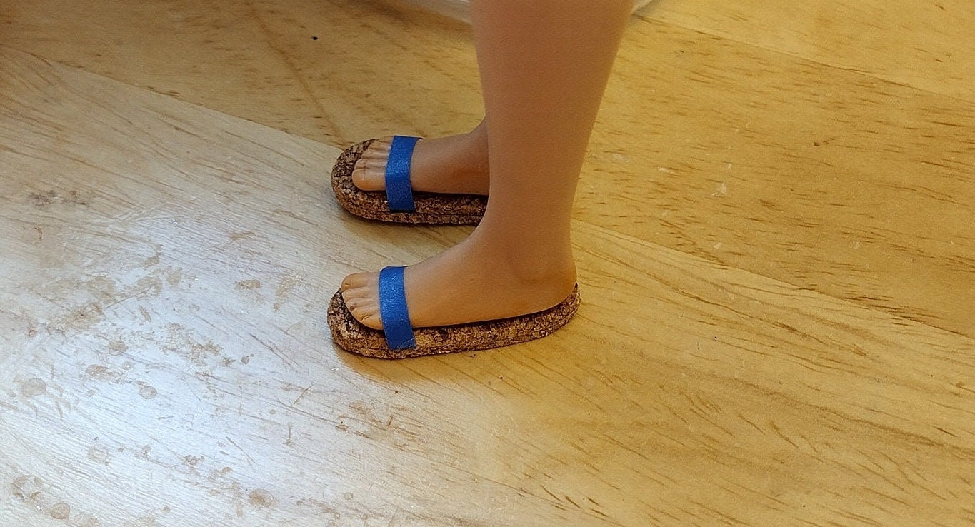 Vintage Ken Cork Sandals Reproduction - Etsy