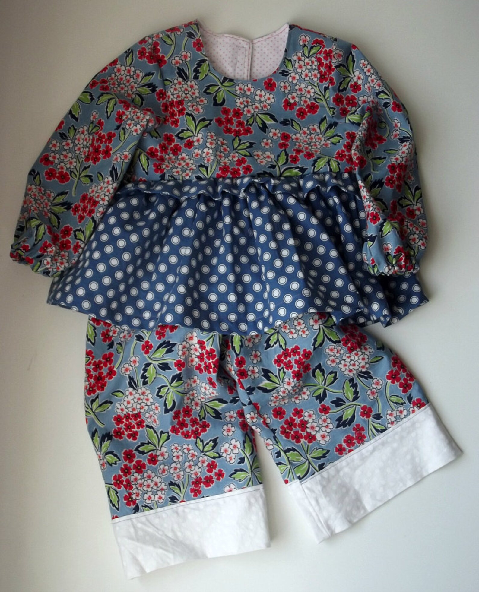 PDF Pattern Ruffled Pj Pattern Girl Pajama Pattern PJ Sewing - Etsy