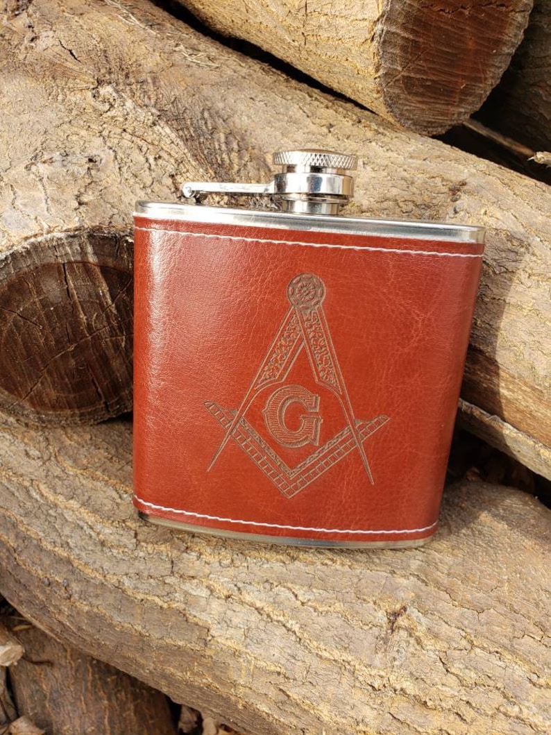 Masonic Hip Flask - Etsy