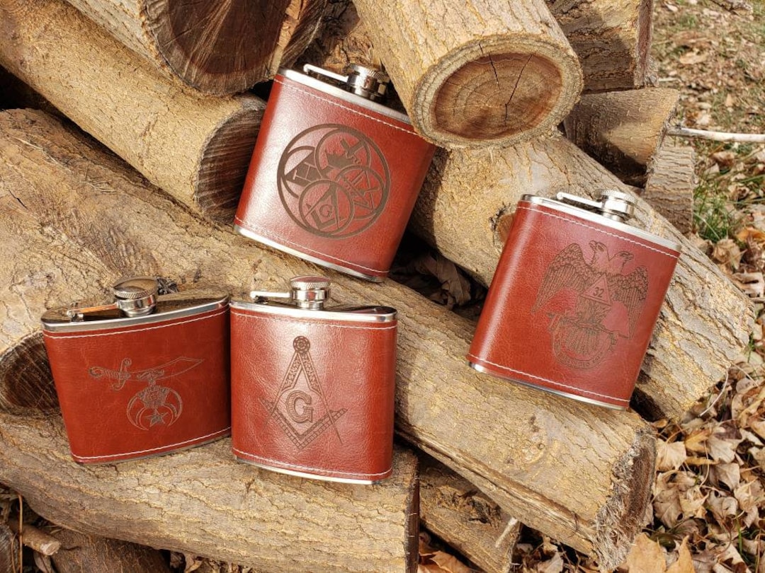 Masonic Hip Flask - Etsy