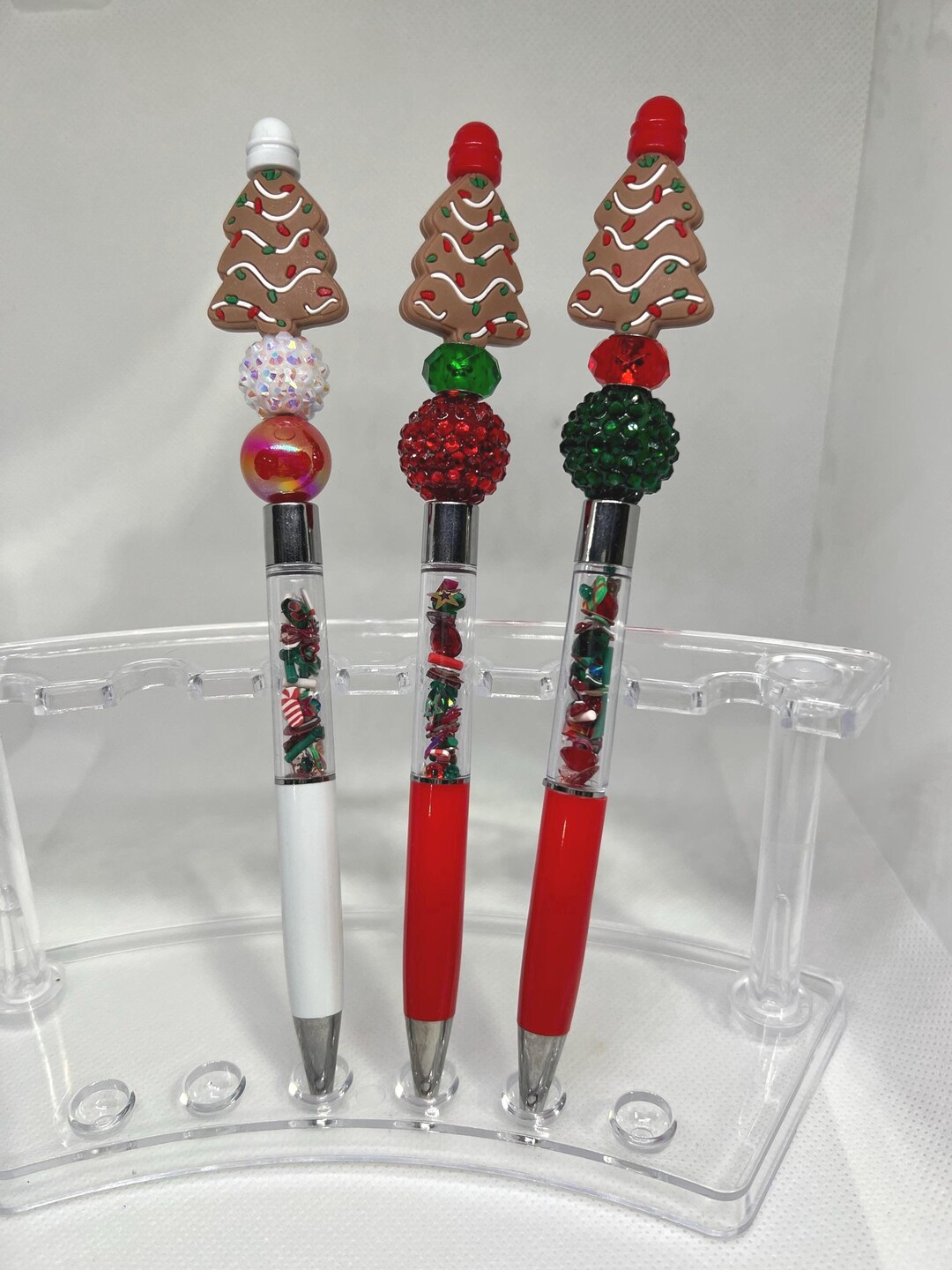 Beaded Pen Christmas Tree Cake Ink Pen, Christmas Pen, Nurse Gifts ...
