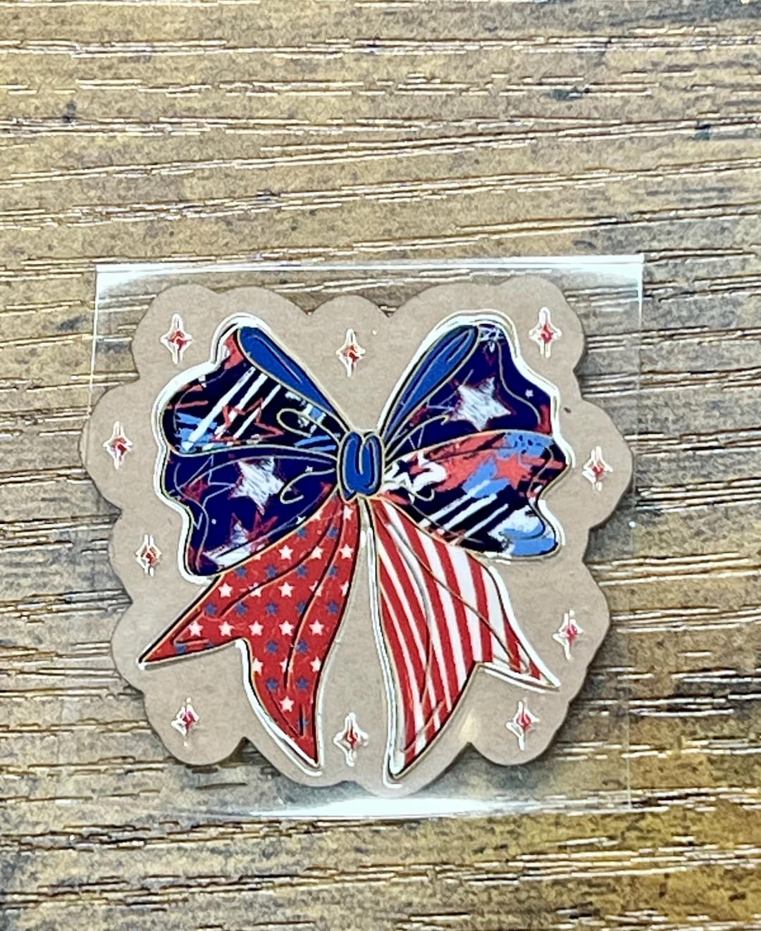 Acrylic Blank Patriotic Coquette Bow UVDTF Decal Set, American Bow, DIY ...
