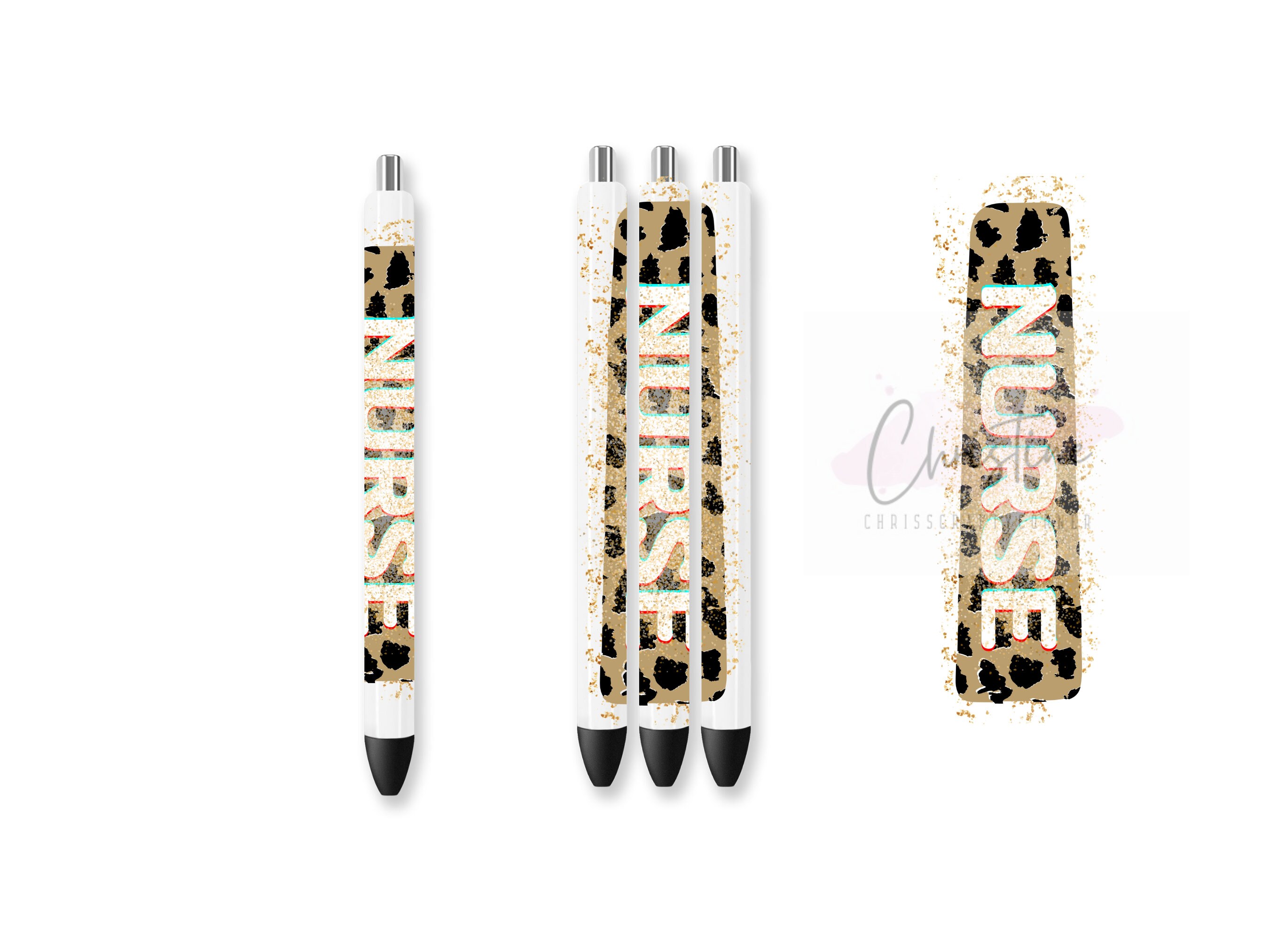 UV DTF Nurse Pen Wrap | Permanent Adhesive | Waterproof | Ink Joy ...