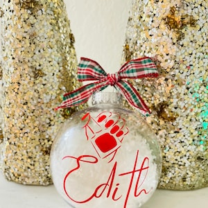 Nail Tech Ornament/nail Boss Ornament/personalized Christmas Gift ...