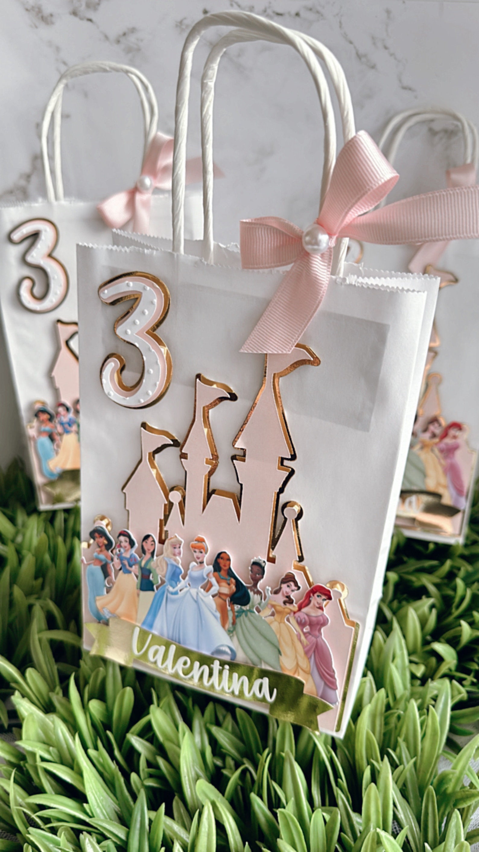Princess Party Favor Bags/princess Theme Party/princess Theme/princess ...