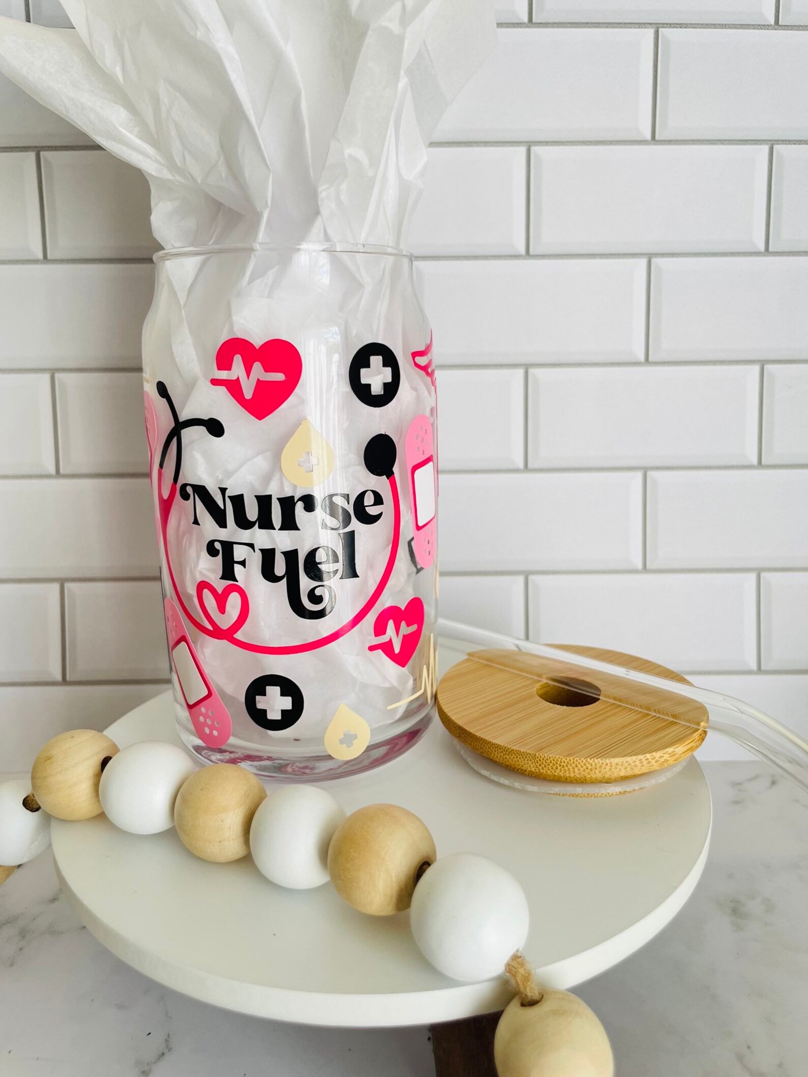 Nurse Fuel Can Glass/nurse Can Glass/coffee Can Glass/curse - Etsy