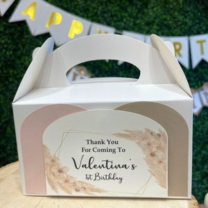 Boho Favor Boxes/boho Theme Party/boho Goodie Favor Boxes/boho Party Decor/boho Gable Box ...