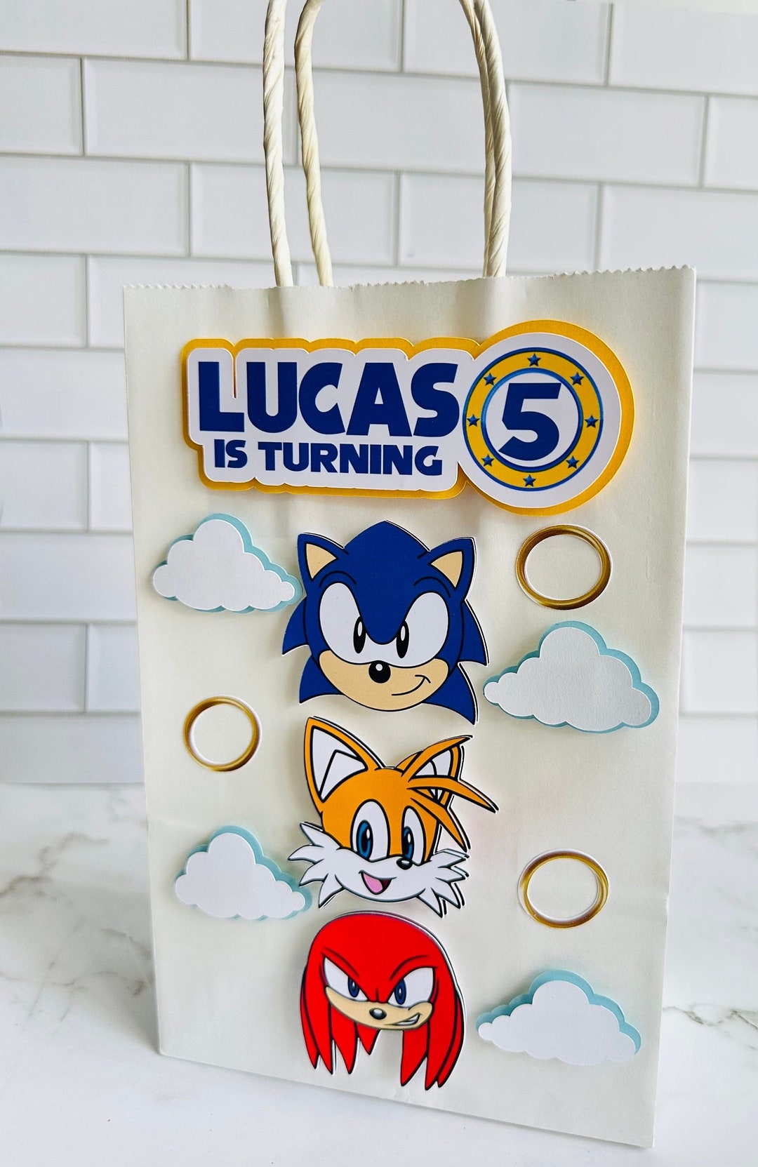 Inspired Sonic Party Favor Bags/birthday Favor/inspired Sonic Theme ...