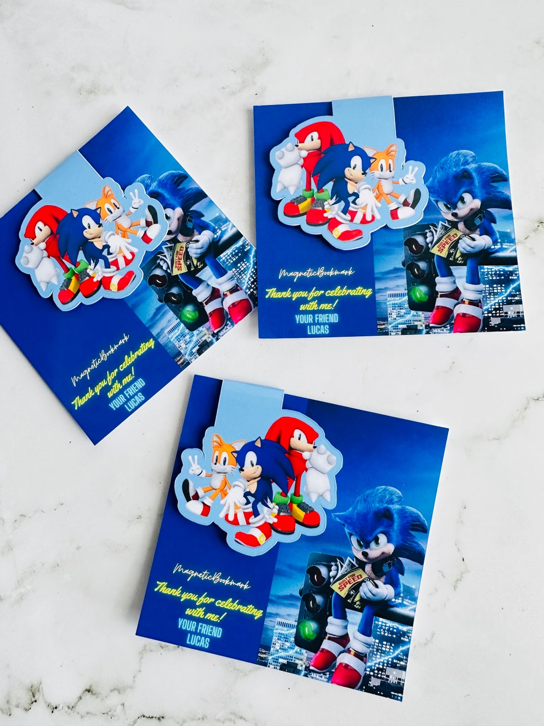 Inspired Sonic Bookmark/magnetic Bookmark/bookmark for Kids/fun ...