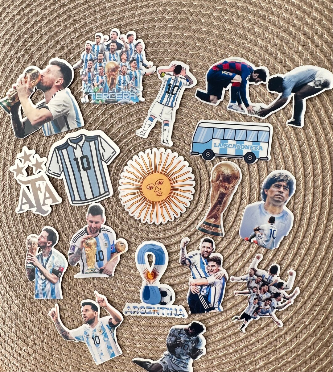 Messi Water Bottle Sticker/messi Glossy Vinyl Sticker/waterproof ...