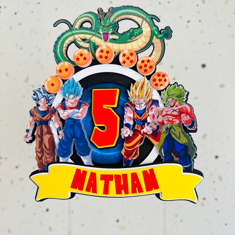 Goku Cake Topper - Etsy