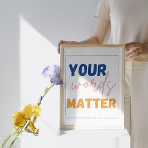 Think Before You Speak Poster Set,classroom Decor,classroom Rules ...