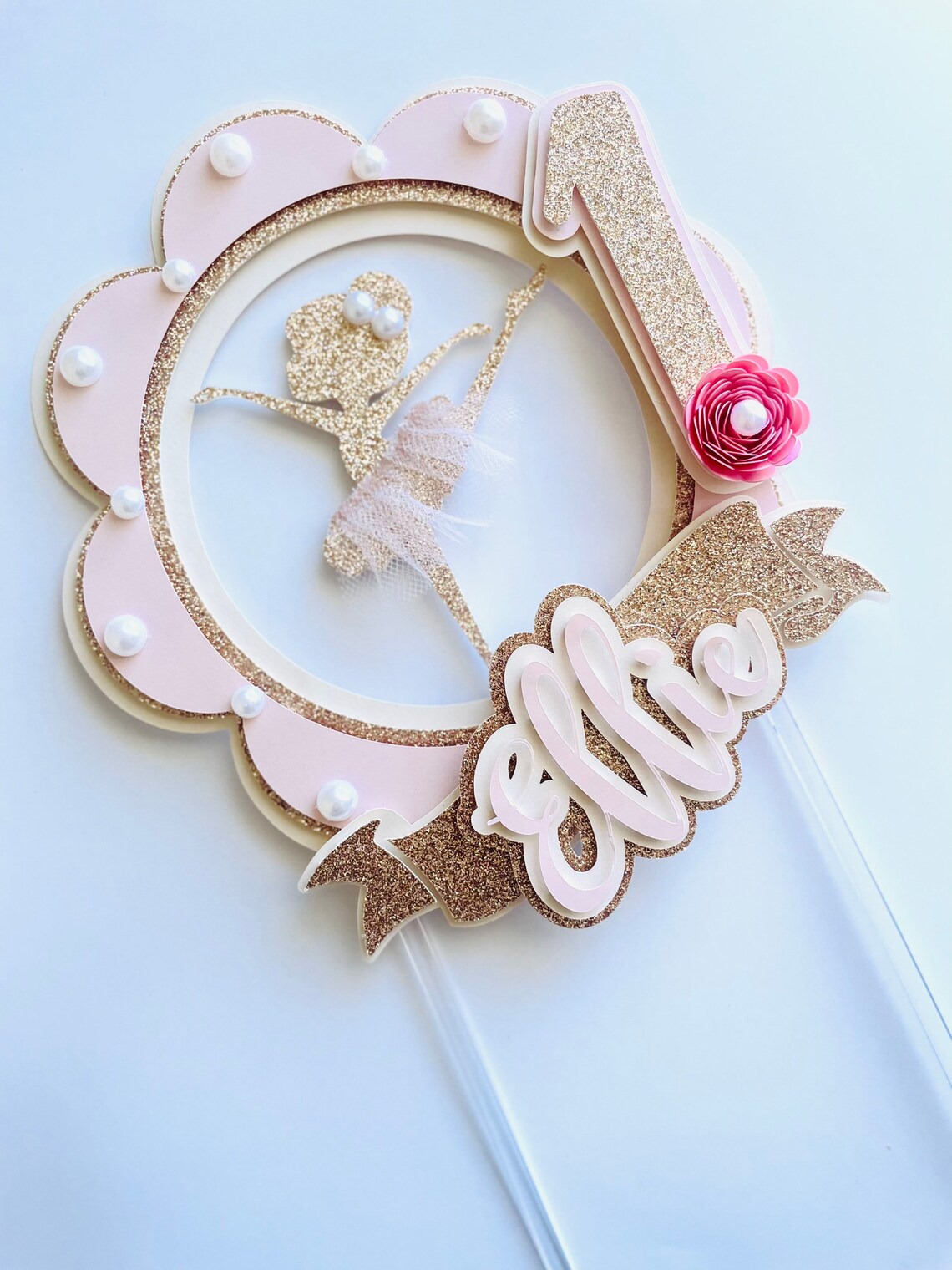 Ballerina Cake Topper/ballerina Theme Party/ballerina - Etsy