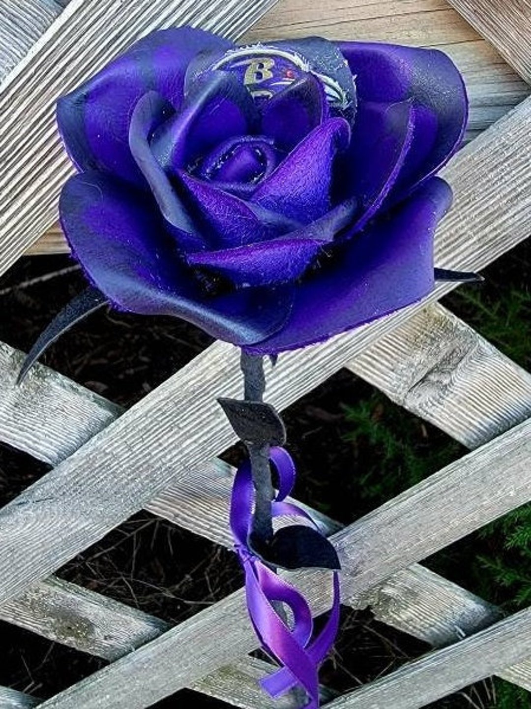 Baltimore Ravens Rose, NFL Rose, NFL Gift for Her, Sports Themed Roses ...