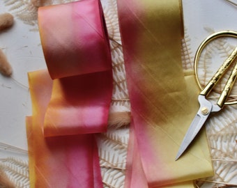 Pink Silk Ribbon | Etsy